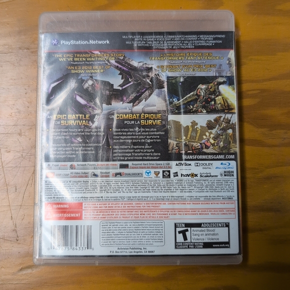 Video Games & Consoles | Transformers Fall Of Cybertron For Ps3 | Poshmark